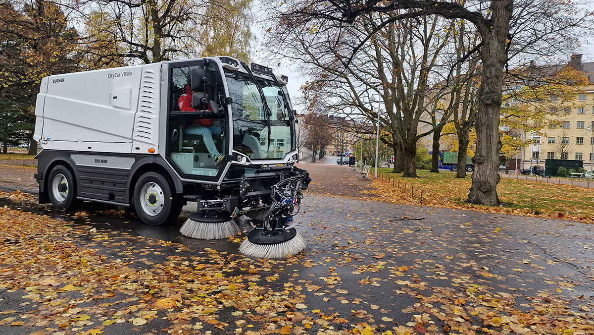 Kompaktia sähköistä lakaisutehoa - Bucher CityCat VR50e - Konepörssi.com