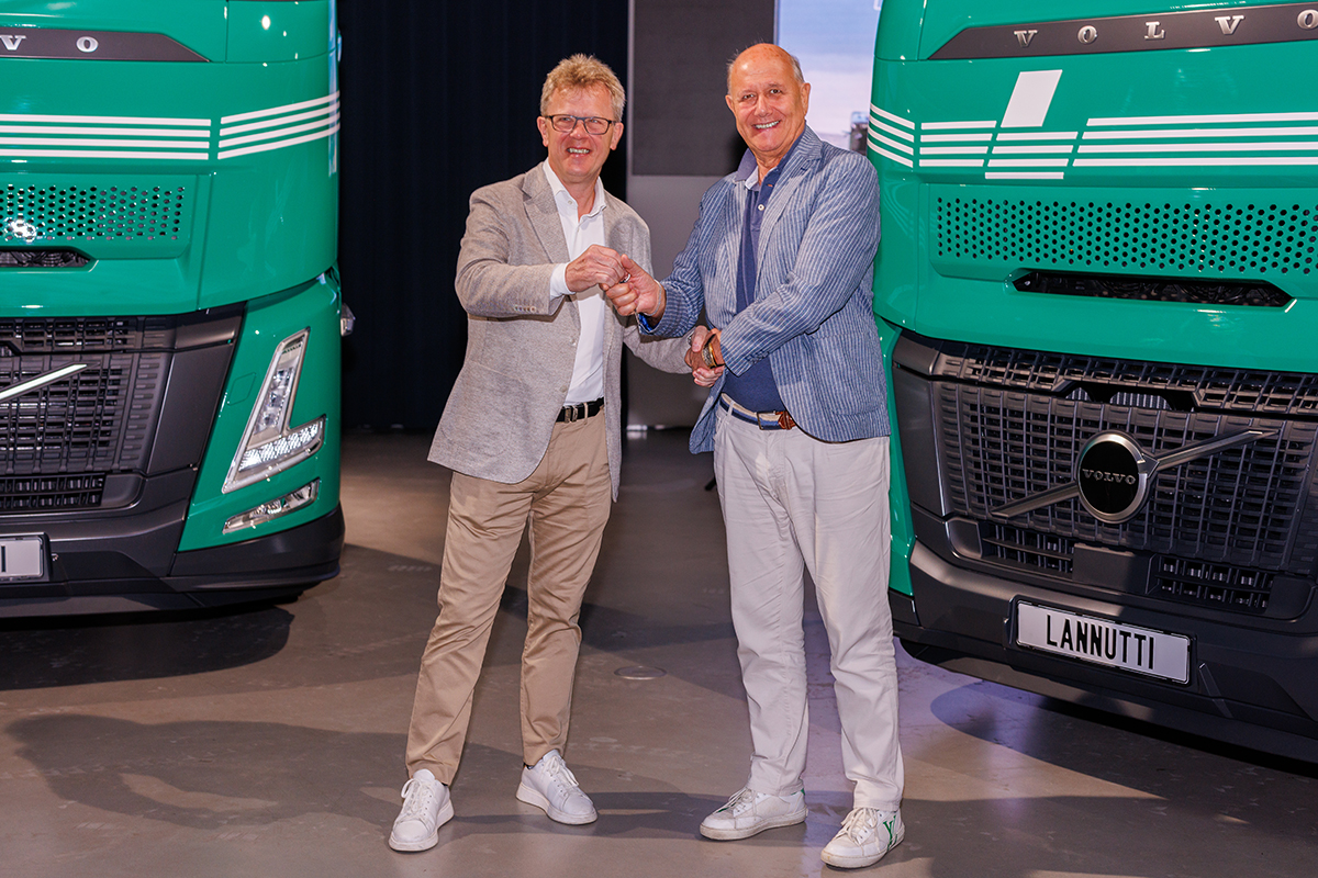 Lannutti Group tilaa 1 500 Volvo FH Aero -kuorma-autoa - Konepörssi.com